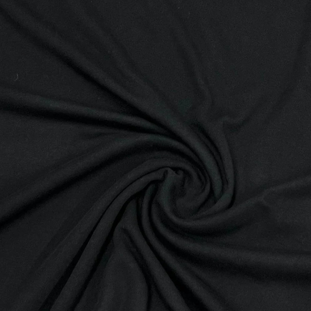 Black Organic Cotton Interlock Fabric – Nature's Fabrics