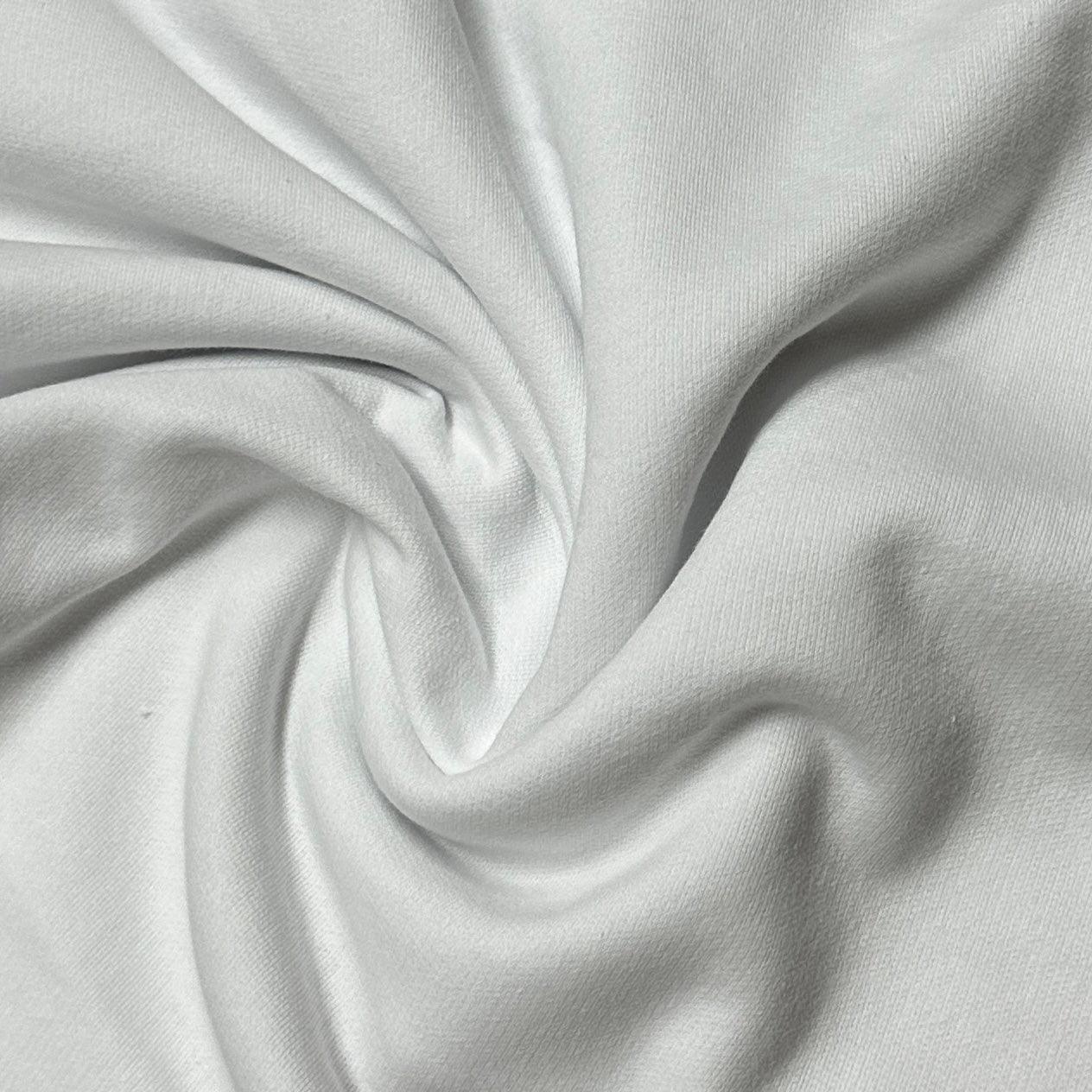 White Cotton Fleece Fabric – Nature's Fabrics