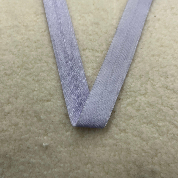 5/8" Shiny Fold Over Elastic-Lightest Purple – Nature's Fabrics