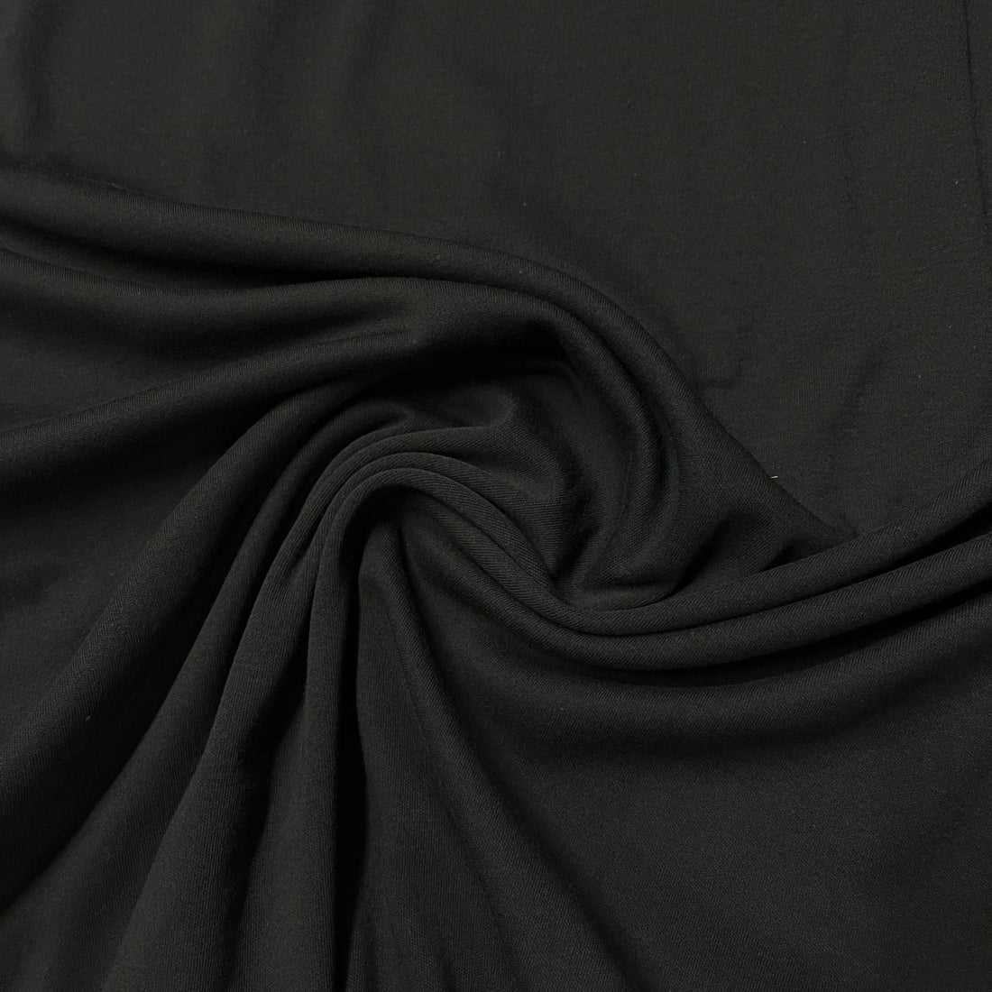 Black Cotton Interlock Fabric – Nature's Fabrics