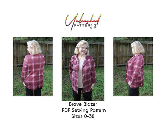 Brave Blazer Sewing Pattern – Nature's Fabrics