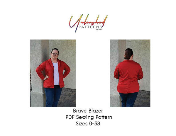 Brave Blazer Sewing Pattern – Nature's Fabrics