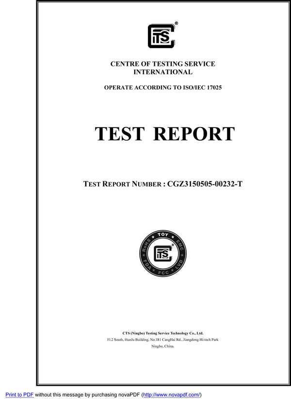 Flammability Certificate for Bamboo Fleece and Bamboo Flannel – Nature ...