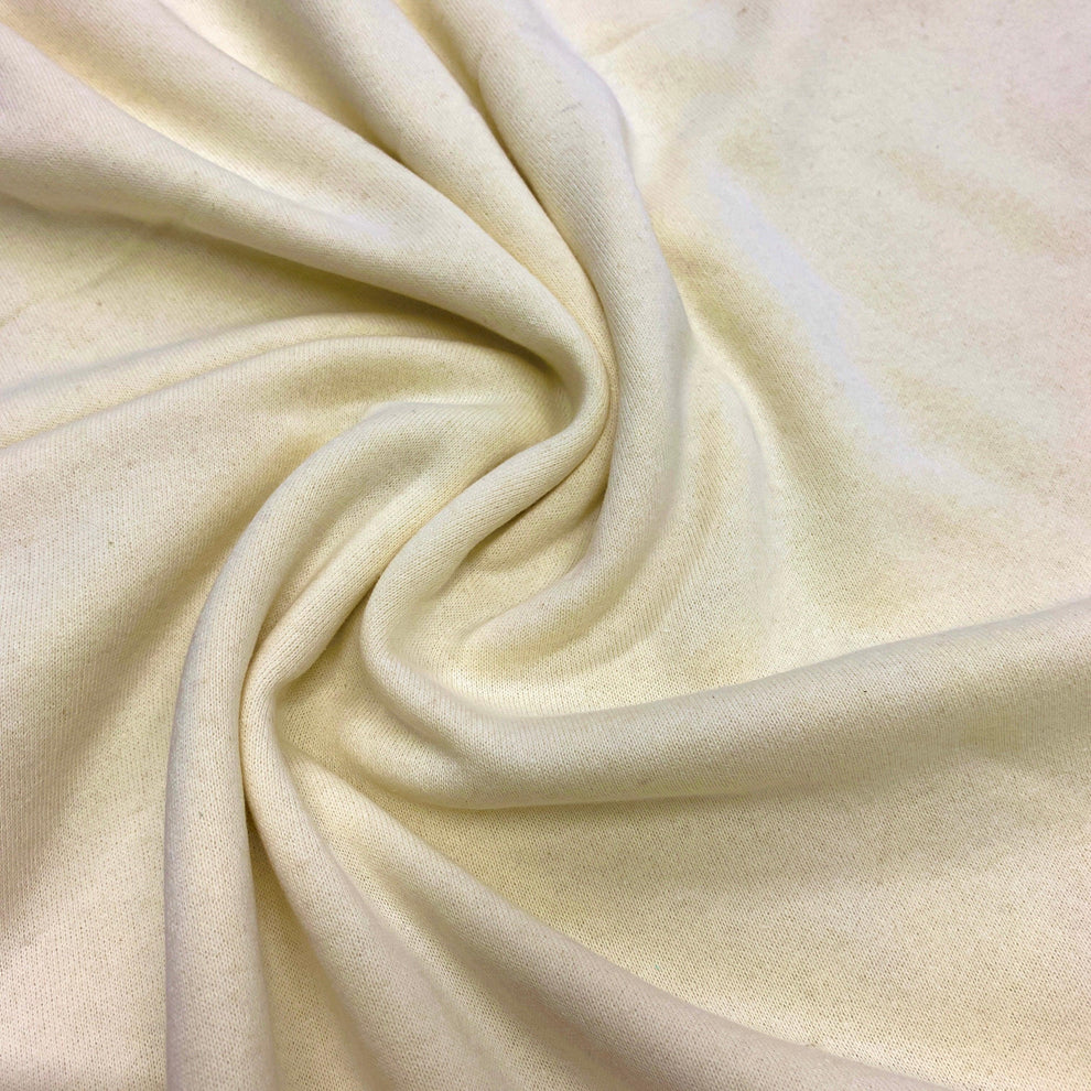 Natural Hemp Cotton Fleece Fabric - 370 GSM – Nature's Fabrics