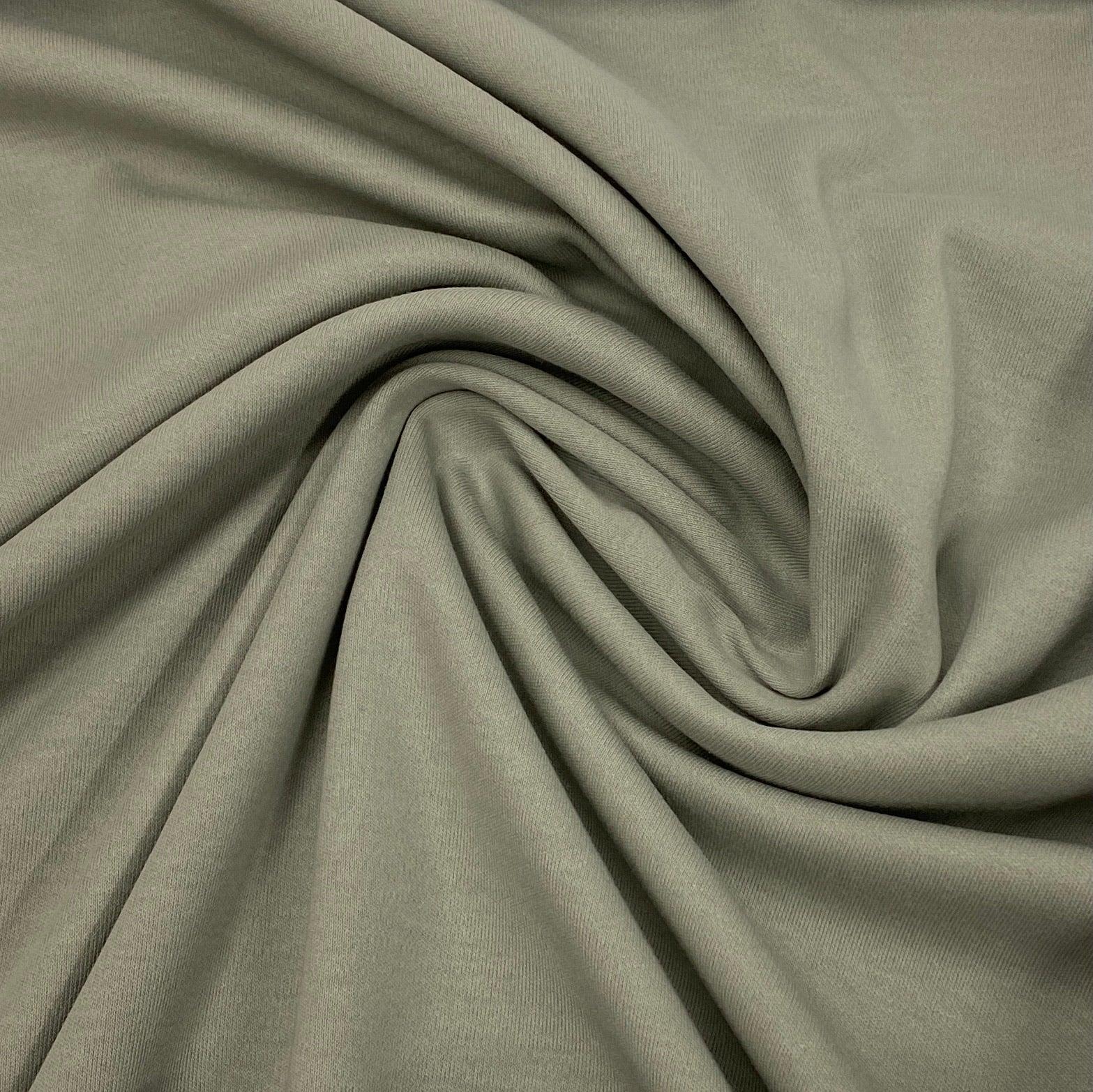 Light Gray Cotton Interlock Fabric – Nature's Fabrics