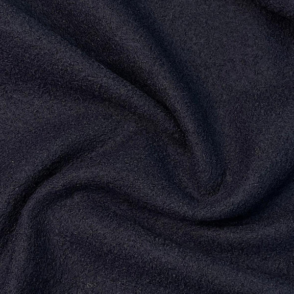 Navy Boiled Wool Fabric by Telio – Nature's Fabrics
