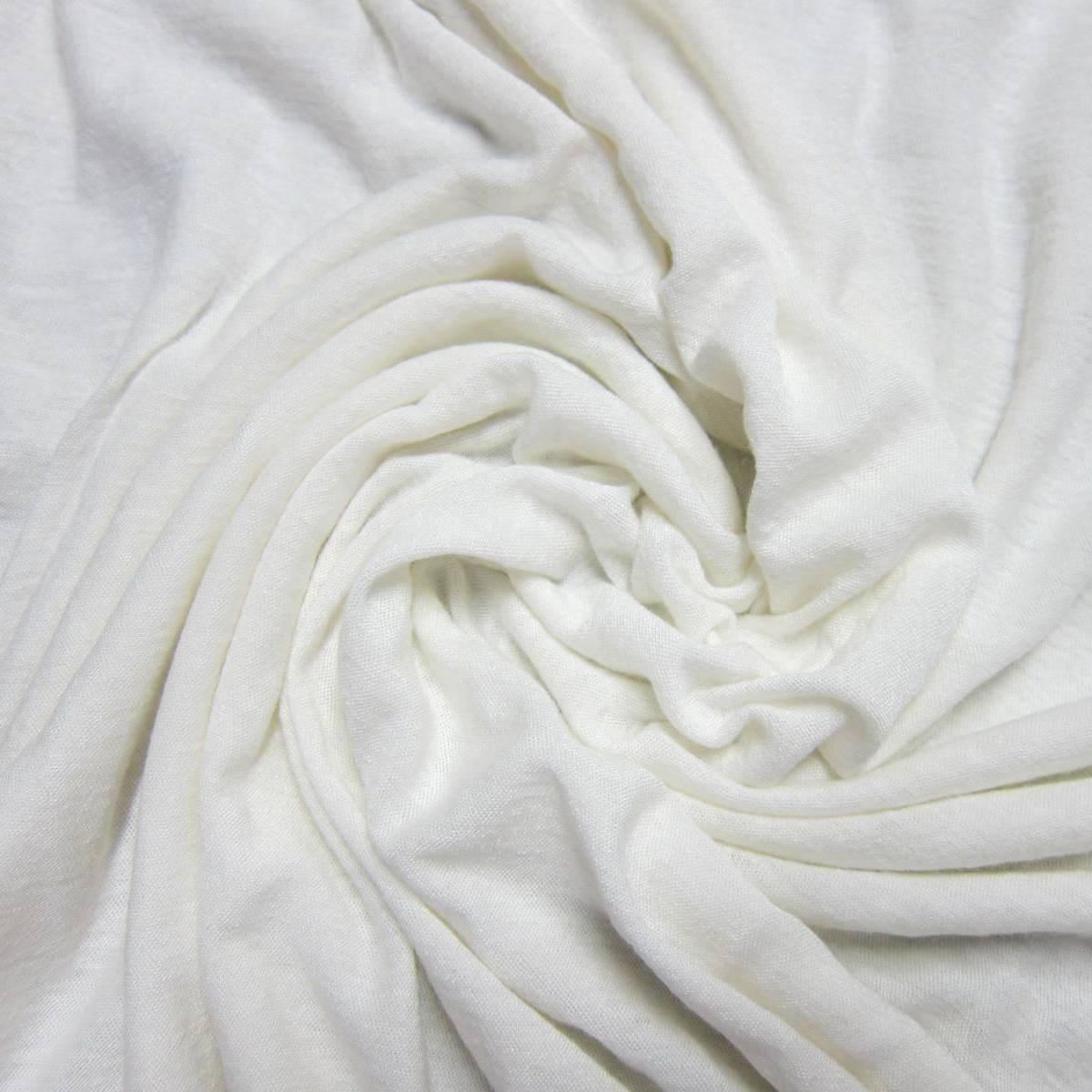 Off-White Organic Cotton Fleece Fabric - 280 GSM, $13.99/yd, 15 Yards ...